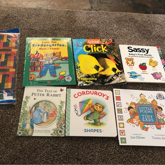 Toys | Kids Books Bundle Lot Sassy Peter Rabbit Tomie Depaola Poems ...